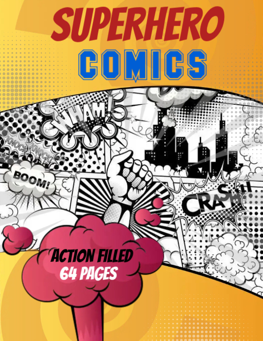 Comics Cover Template | PosterMyWall
