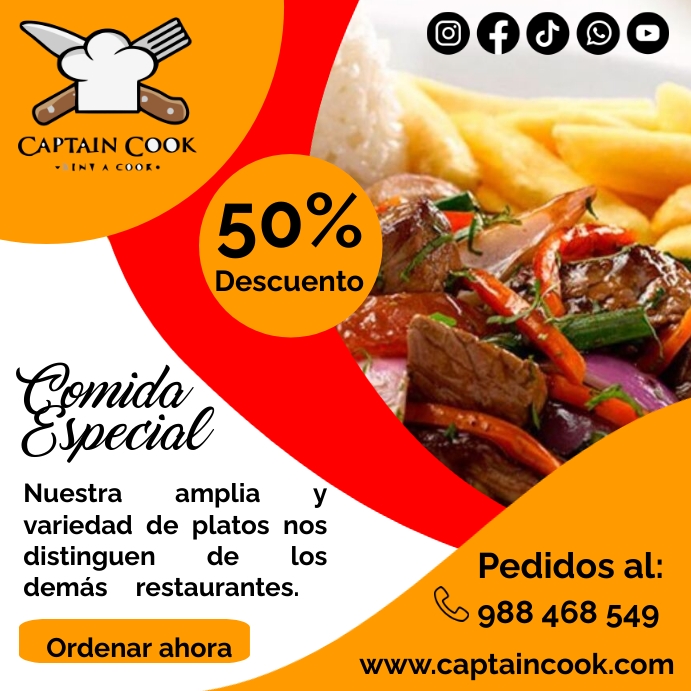 Copy of Comida Peruana | PosterMyWall