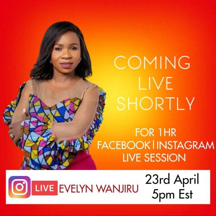 COMING LIVE FLYER Design Template | PosterMyWall