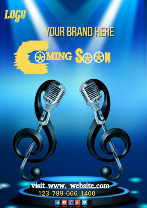 Coming Soon A4 Template | PosterMyWall