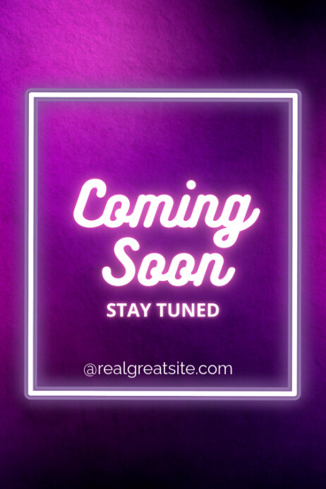 Copy of coming soon announcement new release | PosterMyWall