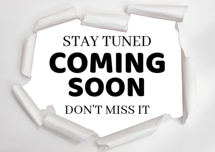 Coming soon announcement notification posters Template | PosterMyWall