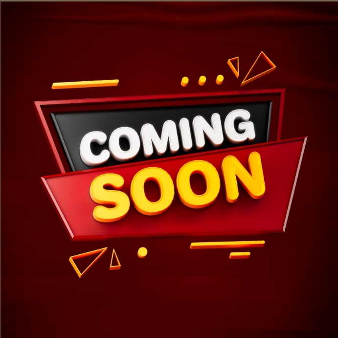 Coming Soon Logo 3d