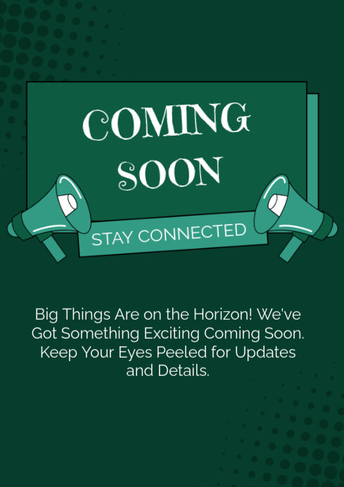 Coming soon celebration Template | PosterMyWall