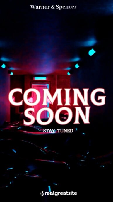 Plantilla de coming soon coming soon animation coming soon video ...