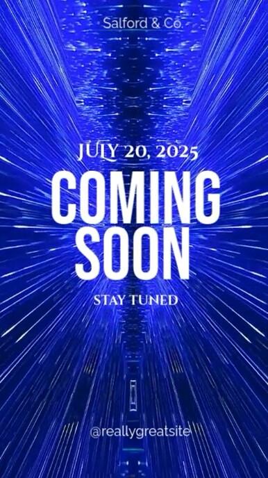 Plantilla de coming soon coming soon animation coming soon video ...