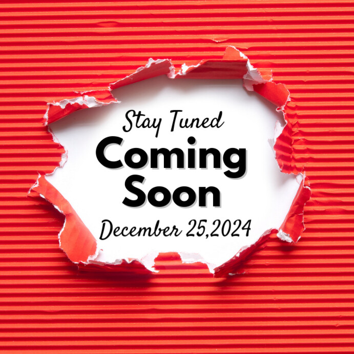 Plantilla de Coming Soon customisable templates | PosterMyWall