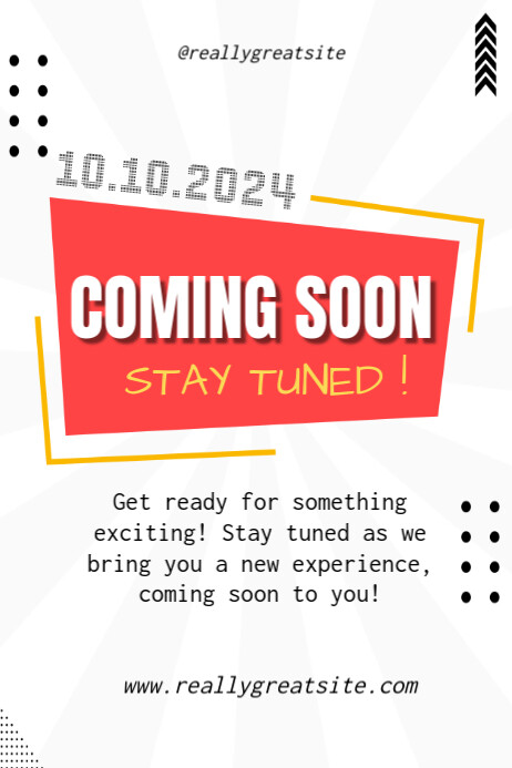 Coming Soon Template | PosterMyWall