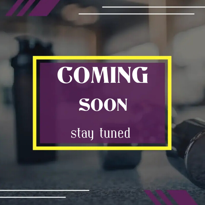 Modèle Coming soon | PosterMyWall