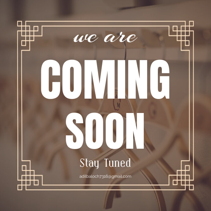 Coming soon Template | PosterMyWall