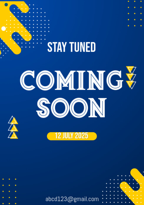 COMING SOON Template | PosterMyWall