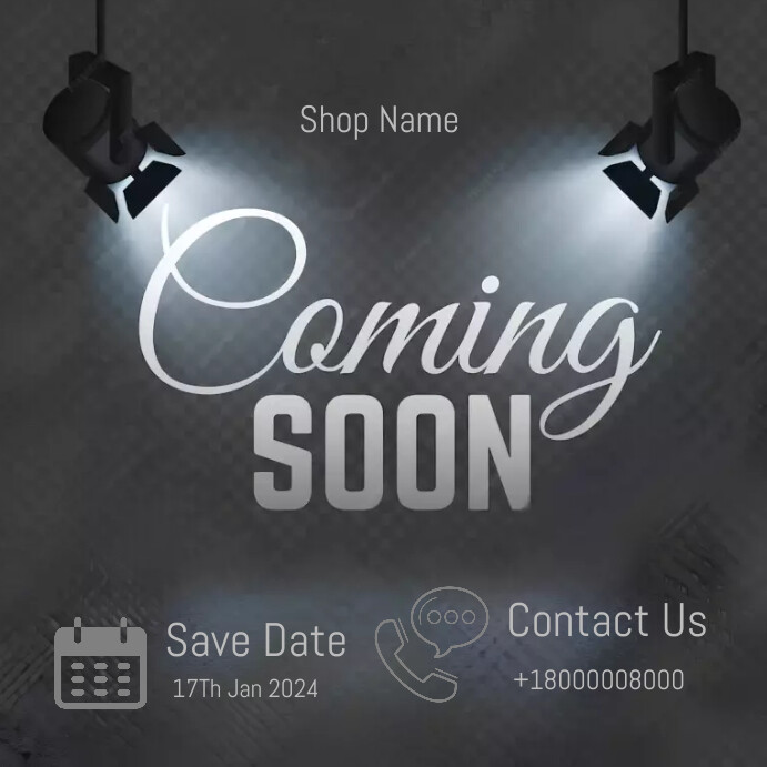 Coming Soon Templat | PosterMyWall