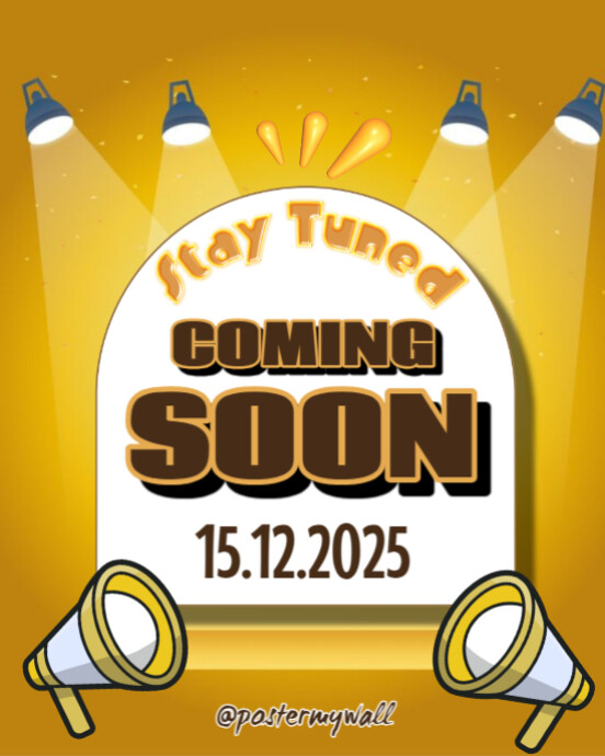 Coming Soon Template | PosterMyWall