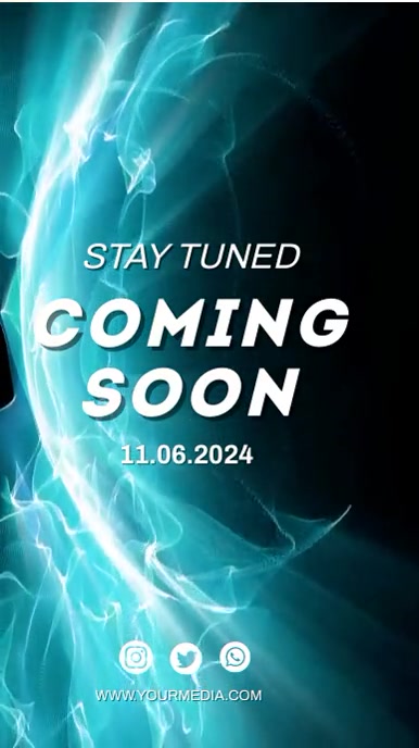 Plantilla de coming soon | PosterMyWall