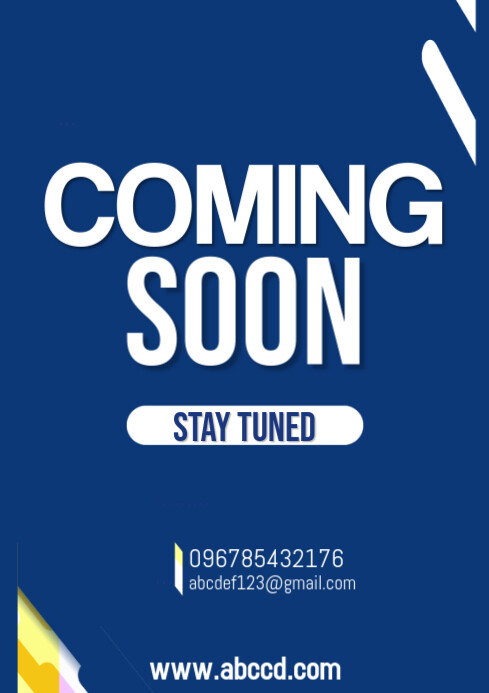 COMING SOON Template | PosterMyWall