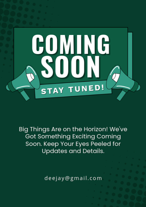 Coming soon Template | PosterMyWall