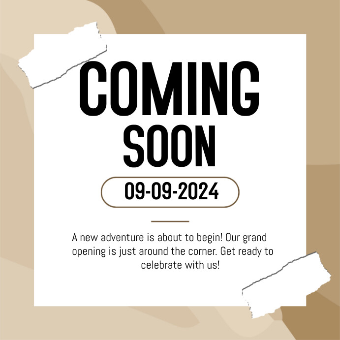 Coming soon Template | PosterMyWall