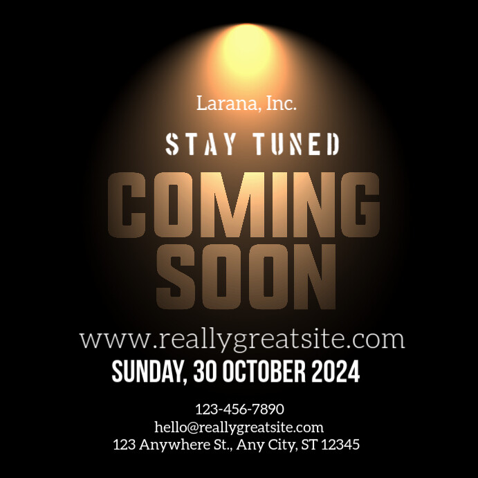 Coming soon design Template | PosterMyWall