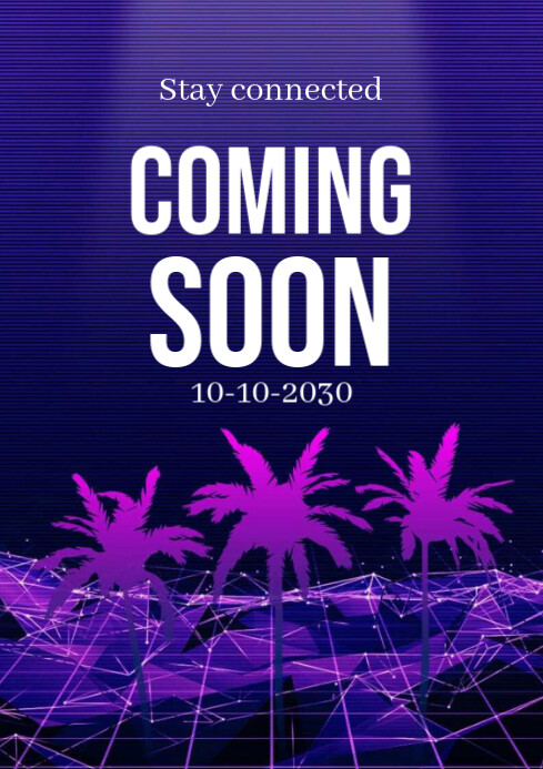 Coming soon Template | PosterMyWall
