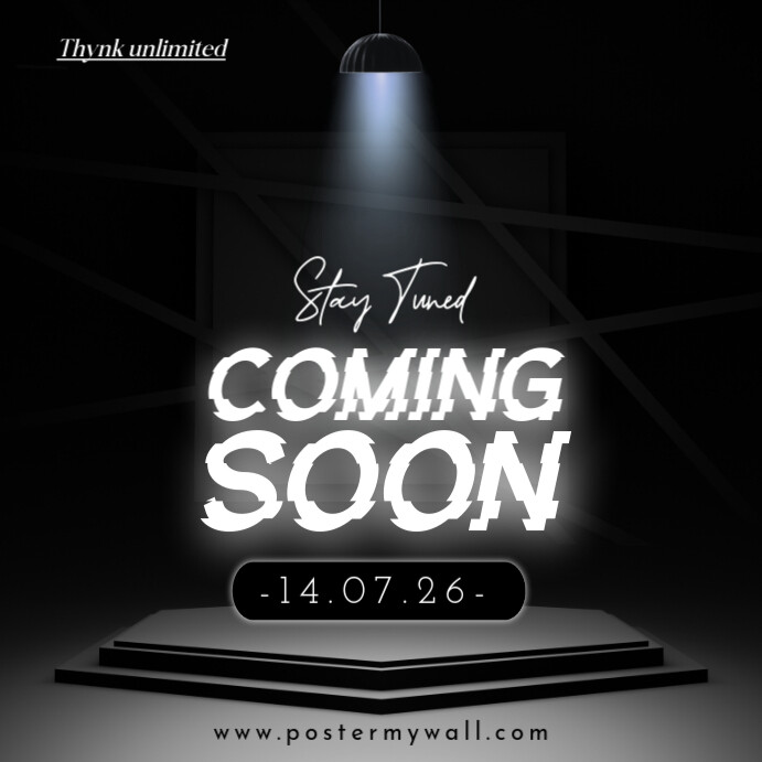 Coming Soon Template | PosterMyWall