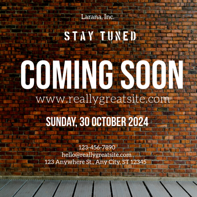 Coming soon design Template | PosterMyWall