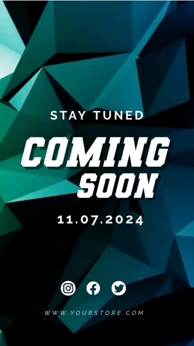 Plantilla de coming soon | PosterMyWall