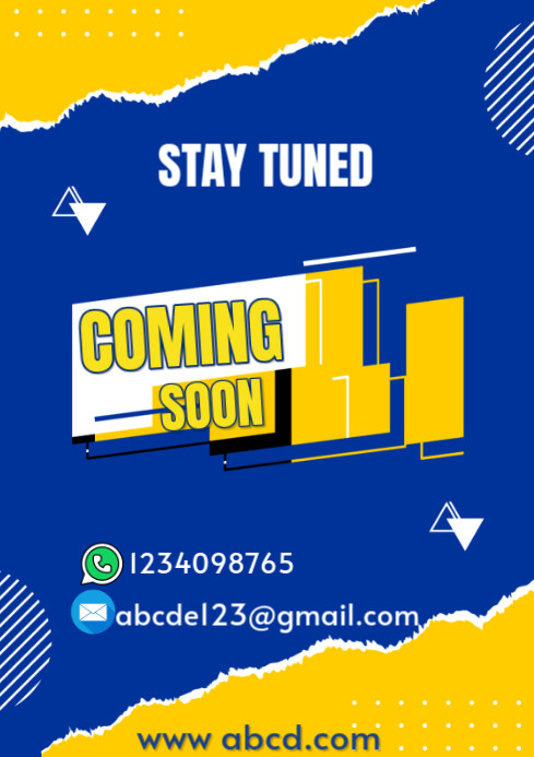 COMING SOON Template | PosterMyWall