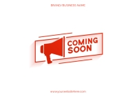 Realistic coming soon background Template | PosterMyWall