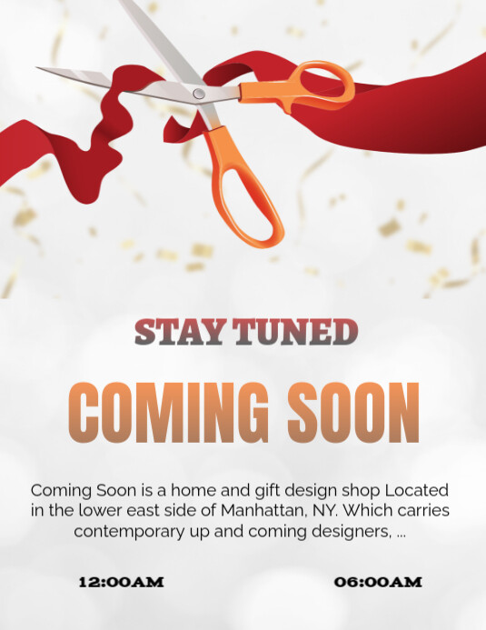 Coming soon Template | PosterMyWall