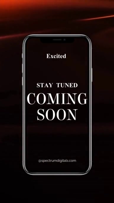 Coming soon editable video template | PosterMyWall