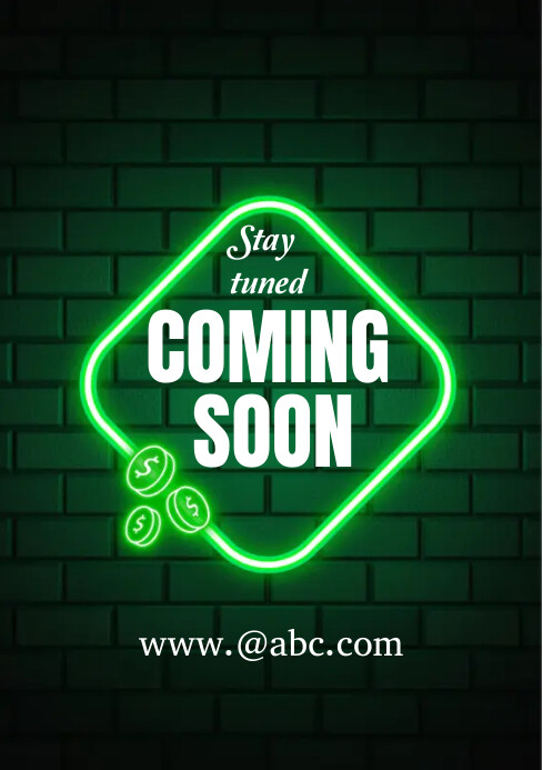Copy of Coming soon flyer templates | PosterMyWall