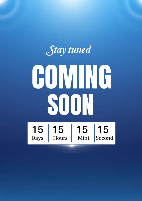 Coming soon flyer templates | PosterMyWall