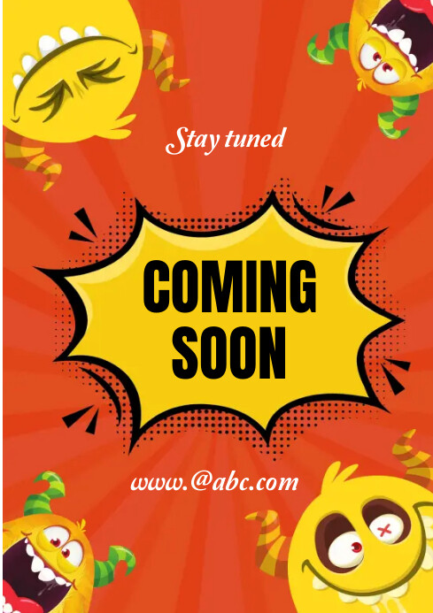 Coming soon flyer templates | PosterMyWall