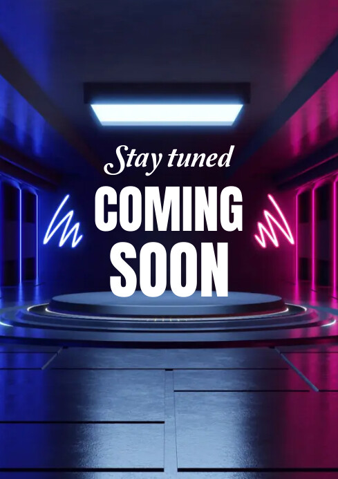 Coming soon flyer templates | PosterMyWall