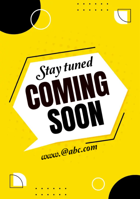 Coming soon flyer templates | PosterMyWall
