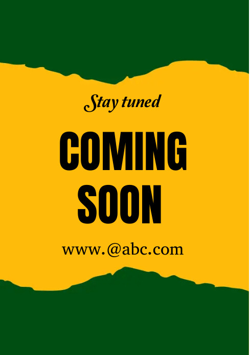 Coming soon flyer templates | PosterMyWall