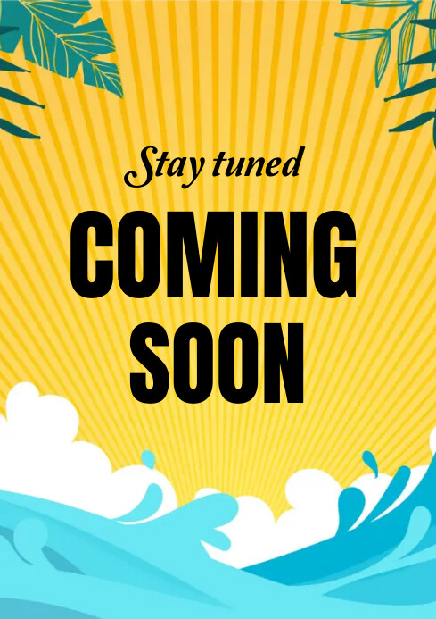 Coming soon flyer templates | PosterMyWall