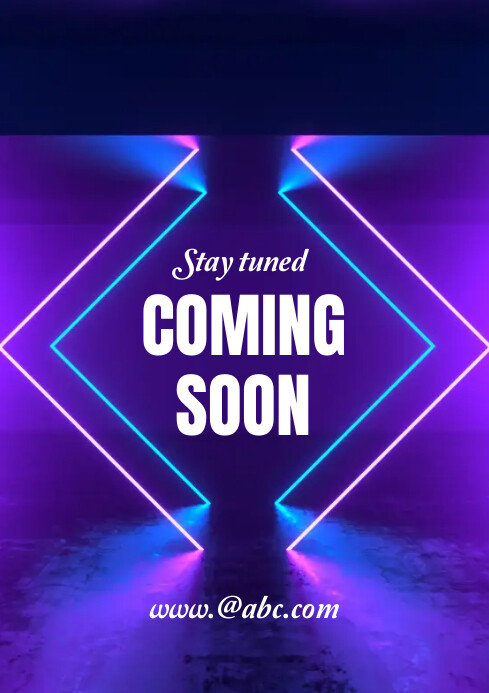 Coming soon flyer templates | PosterMyWall