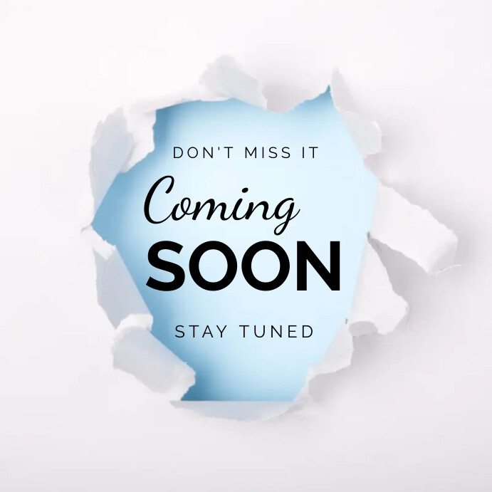 Coming soon free templates | PosterMyWall