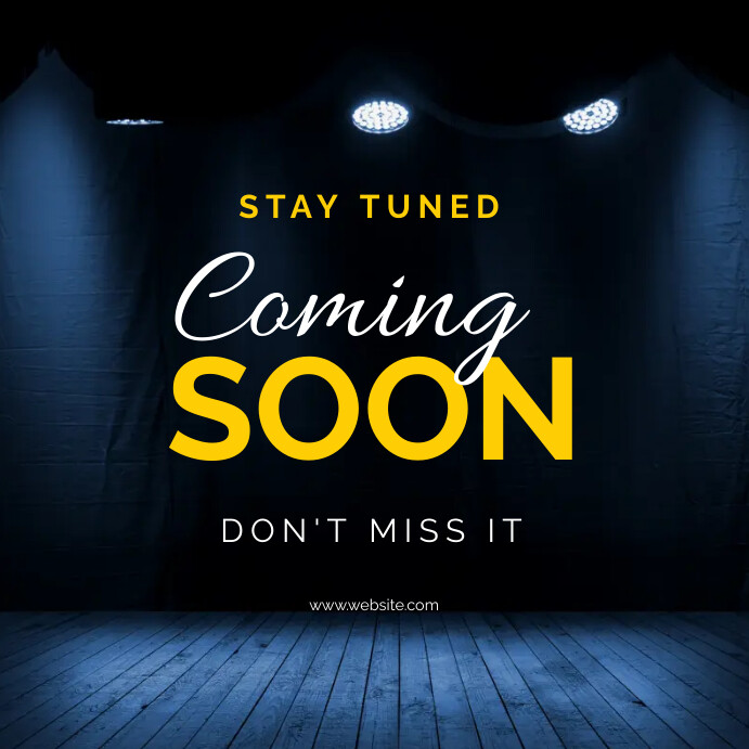 Coming soon free templates | PosterMyWall