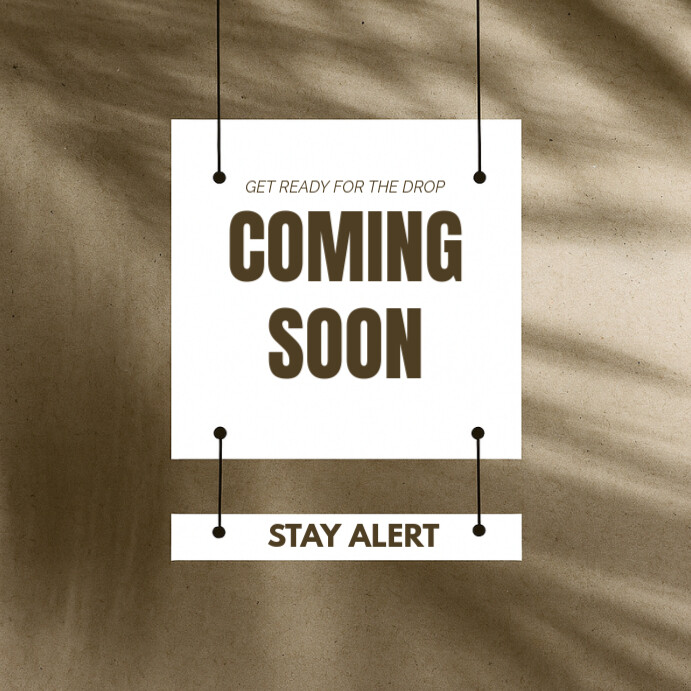 Modèle Coming Soon Insta Post Template | PosterMyWall