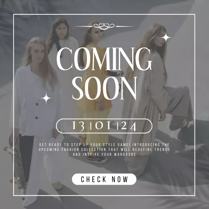 Coming Soon Instagram Post Template | PosterMyWall