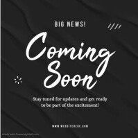 Coming Soon Instagram Post Template | PosterMyWall