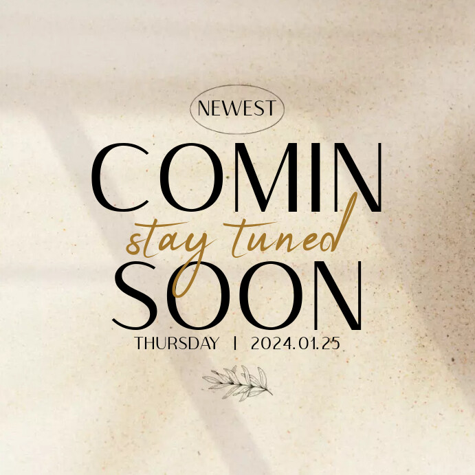 Coming Soon Instagram Post Template | PosterMyWall