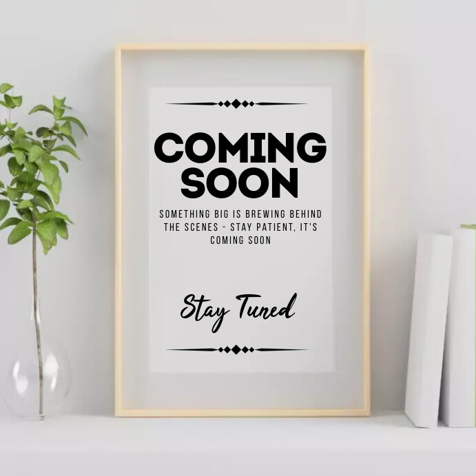 Coming Soon Instagram Post Template | PosterMyWall