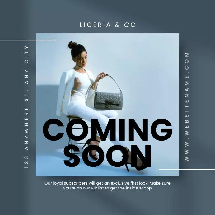 Coming Soon Instagram Post Template | PosterMyWall