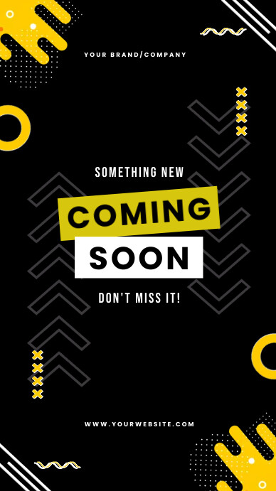 Coming Soon Instagram Story Template | PosterMyWall
