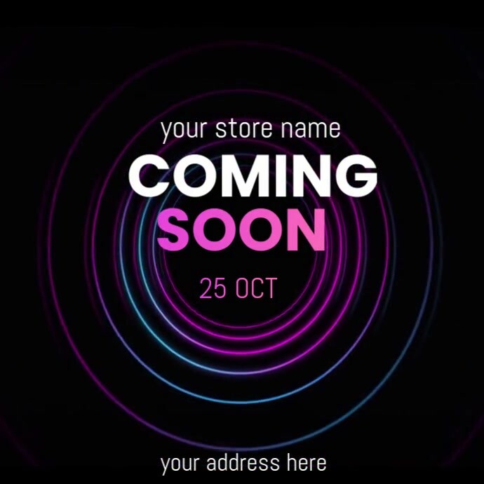 Coming Soon poster Template | PosterMyWall