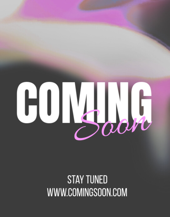Coming Soon Poster/wallboard Template | PosterMyWall