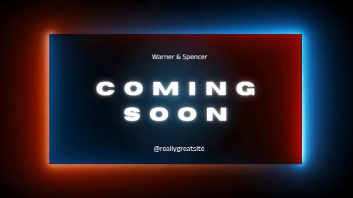 Coming Soon Promo Video Announcement Video Template | PosterMyWall
